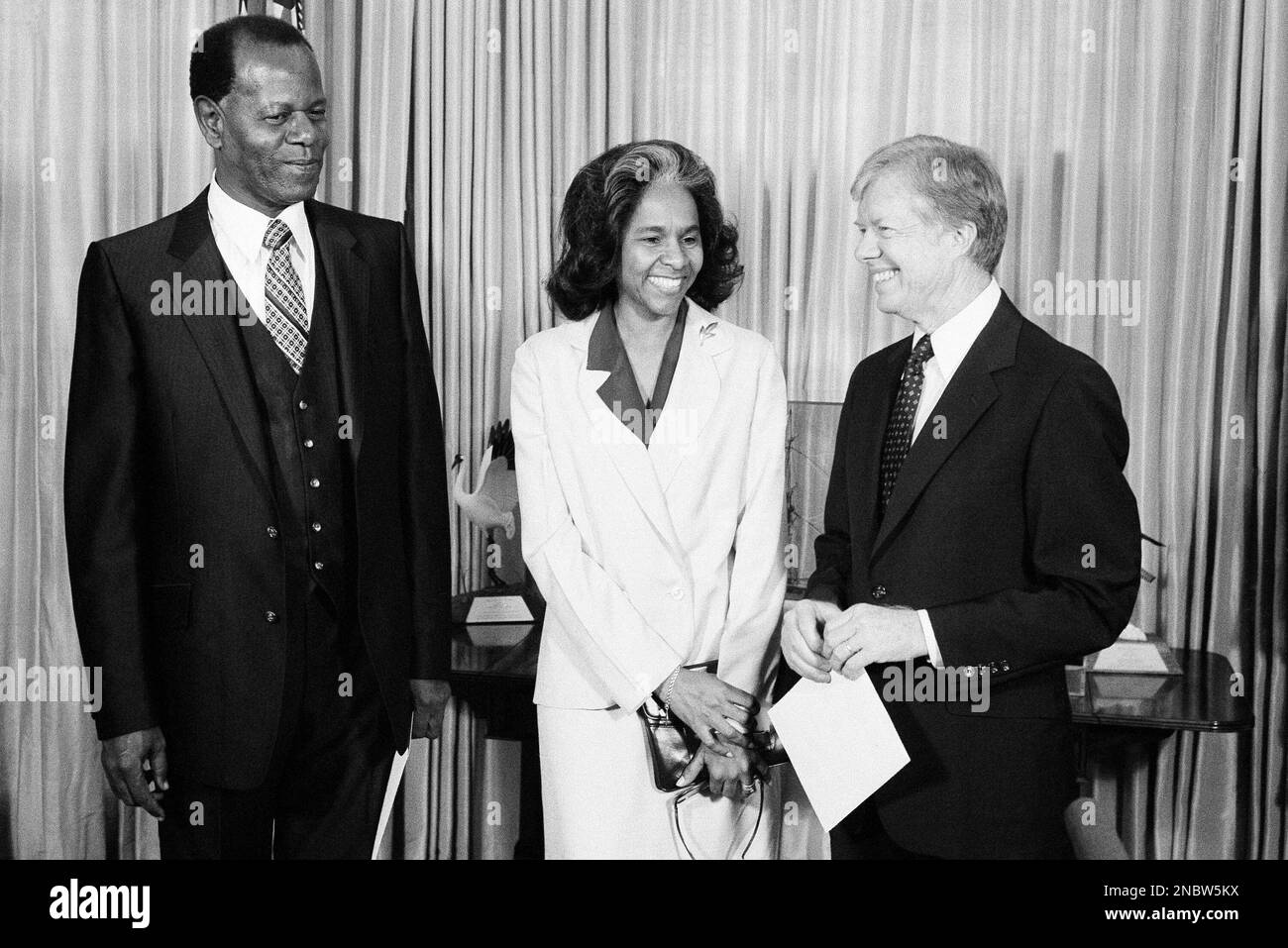 President Jimmy Carter accepts the credentials Ambassador Reginald ...