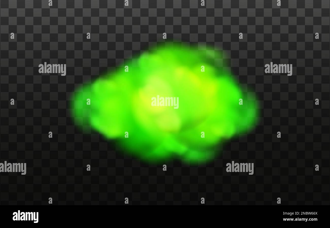 Vector realistic set of stench breath or sweat odor isolated on ...