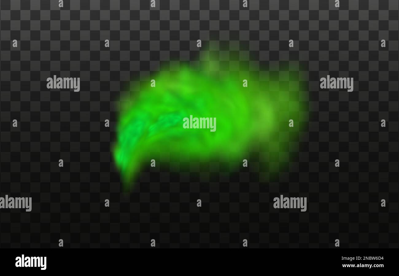 Vector realistic set of stench breath or sweat odor isolated on ...