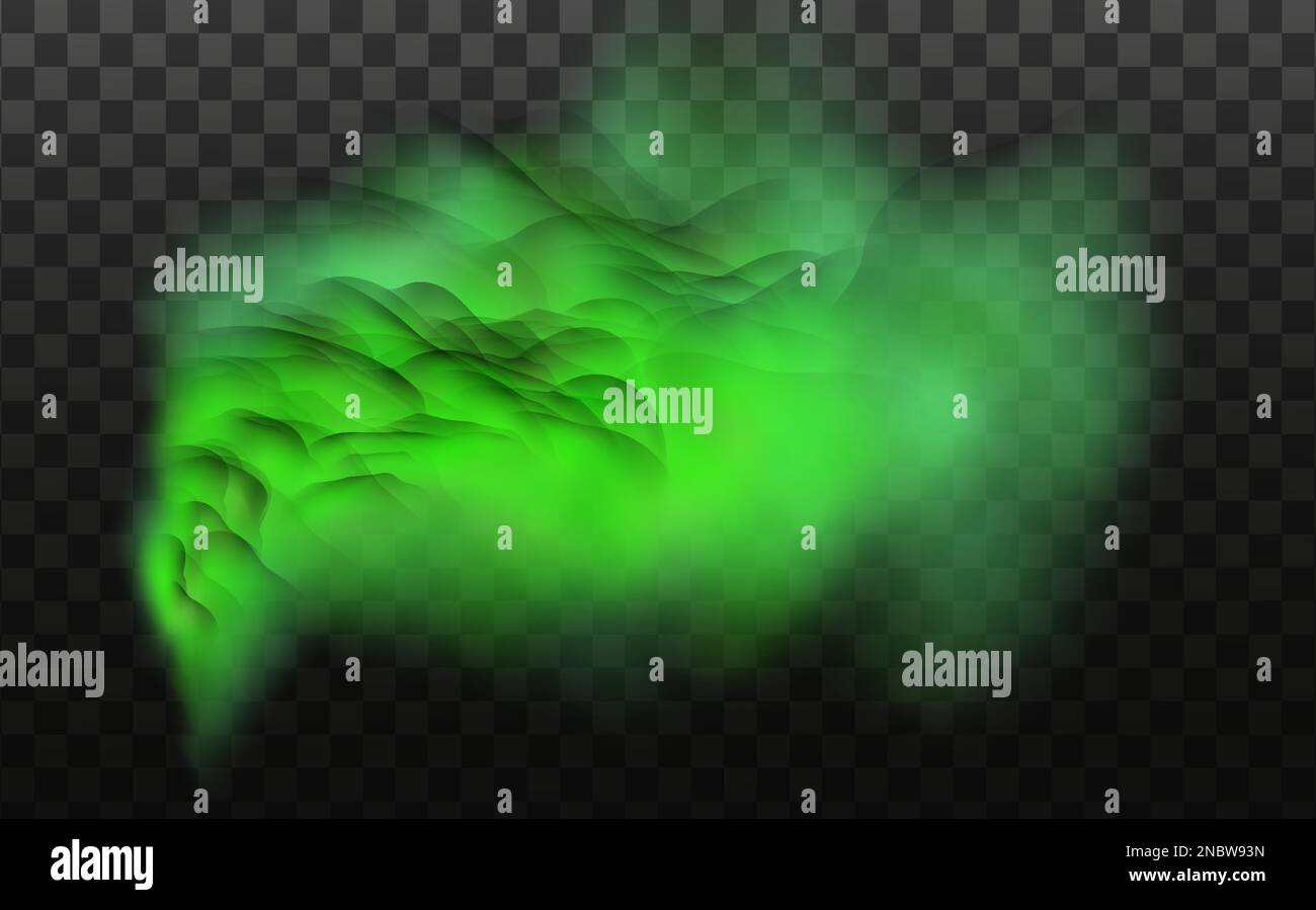 Vector realistic set of stench breath or sweat odor isolated on ...