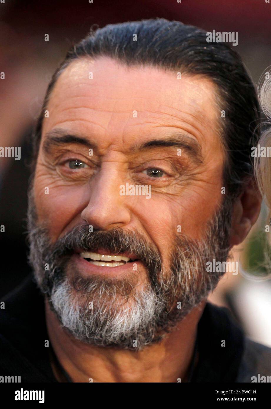 Ian McShane arrives at the World Premiere of "Pirates of the Caribbean ...