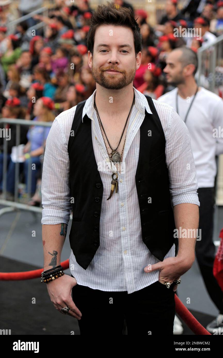 David Cook arrives at the World Premiere of "Pirates of the Caribbean ...