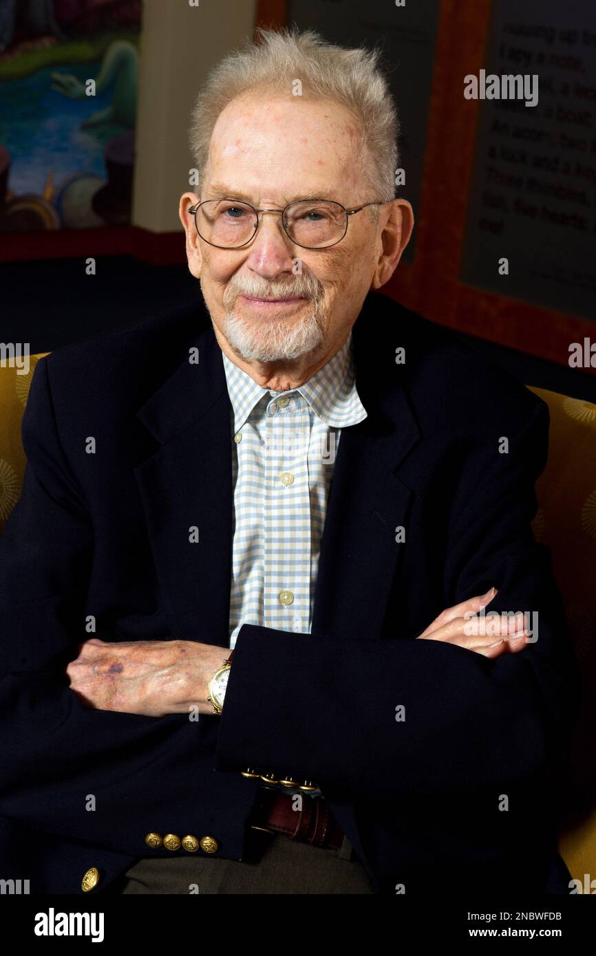 Author and cartoonist Norman Bridwell, creator of Clifford the Big Red ...