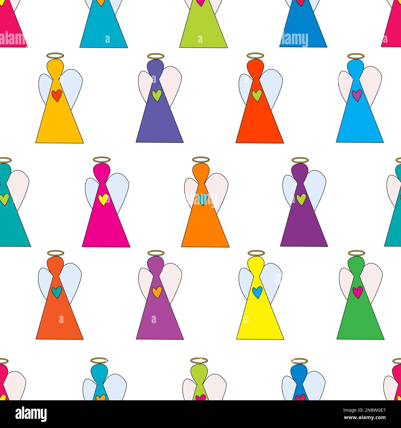 Cartoon angels Stock Vector Images - Alamy