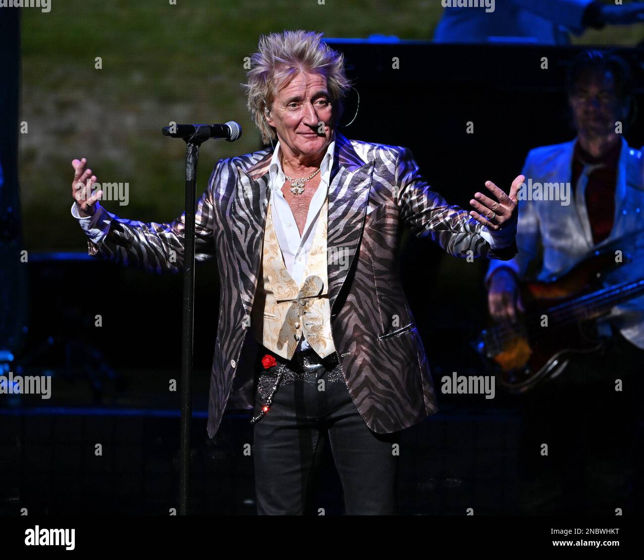 Hollywood FL, USA. 13th Feb, 2023. Rod Stewart performs at Hard Rock ...