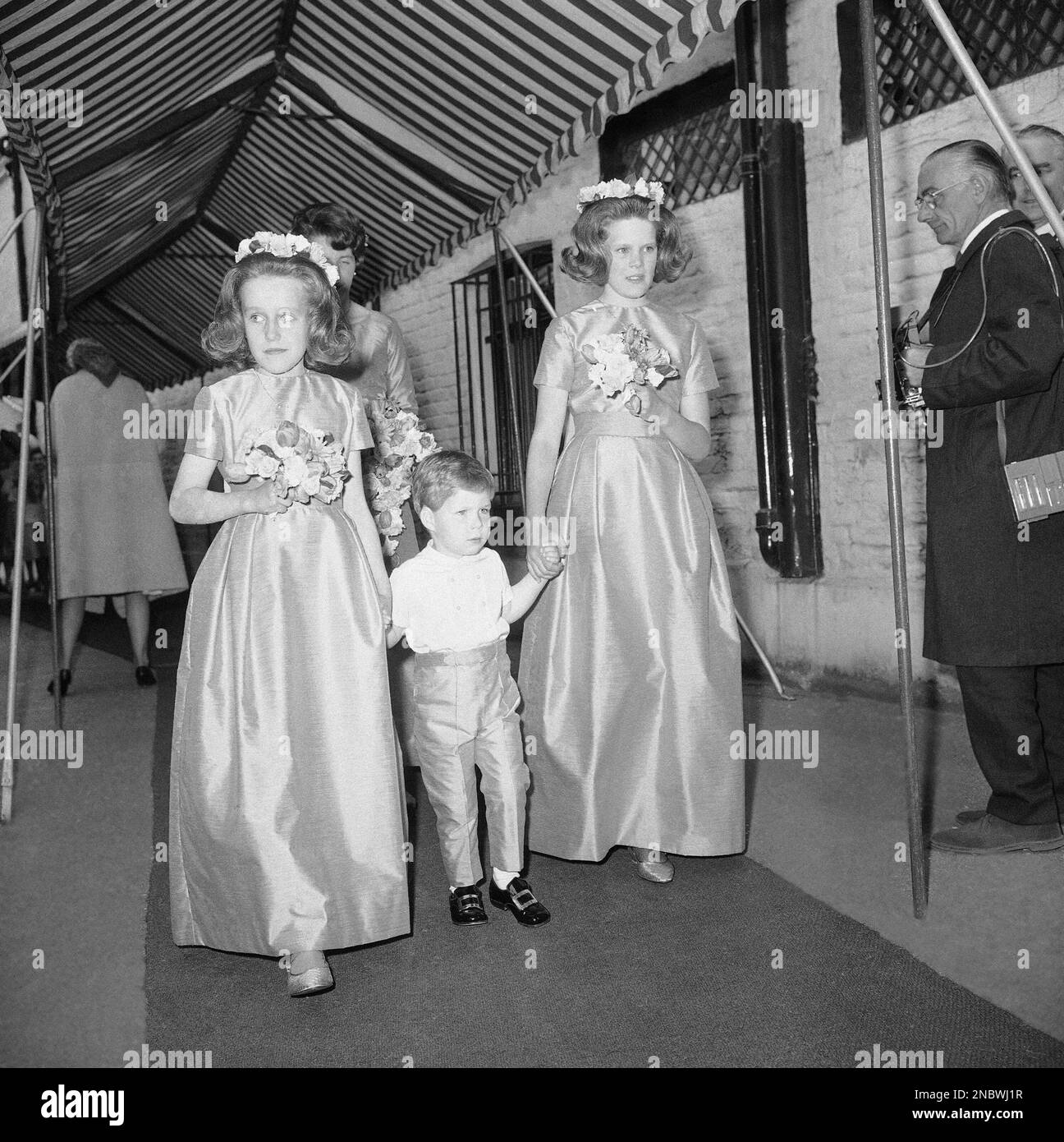 Viscount Linley, three-year-old son of Princess Margaret and her ...
