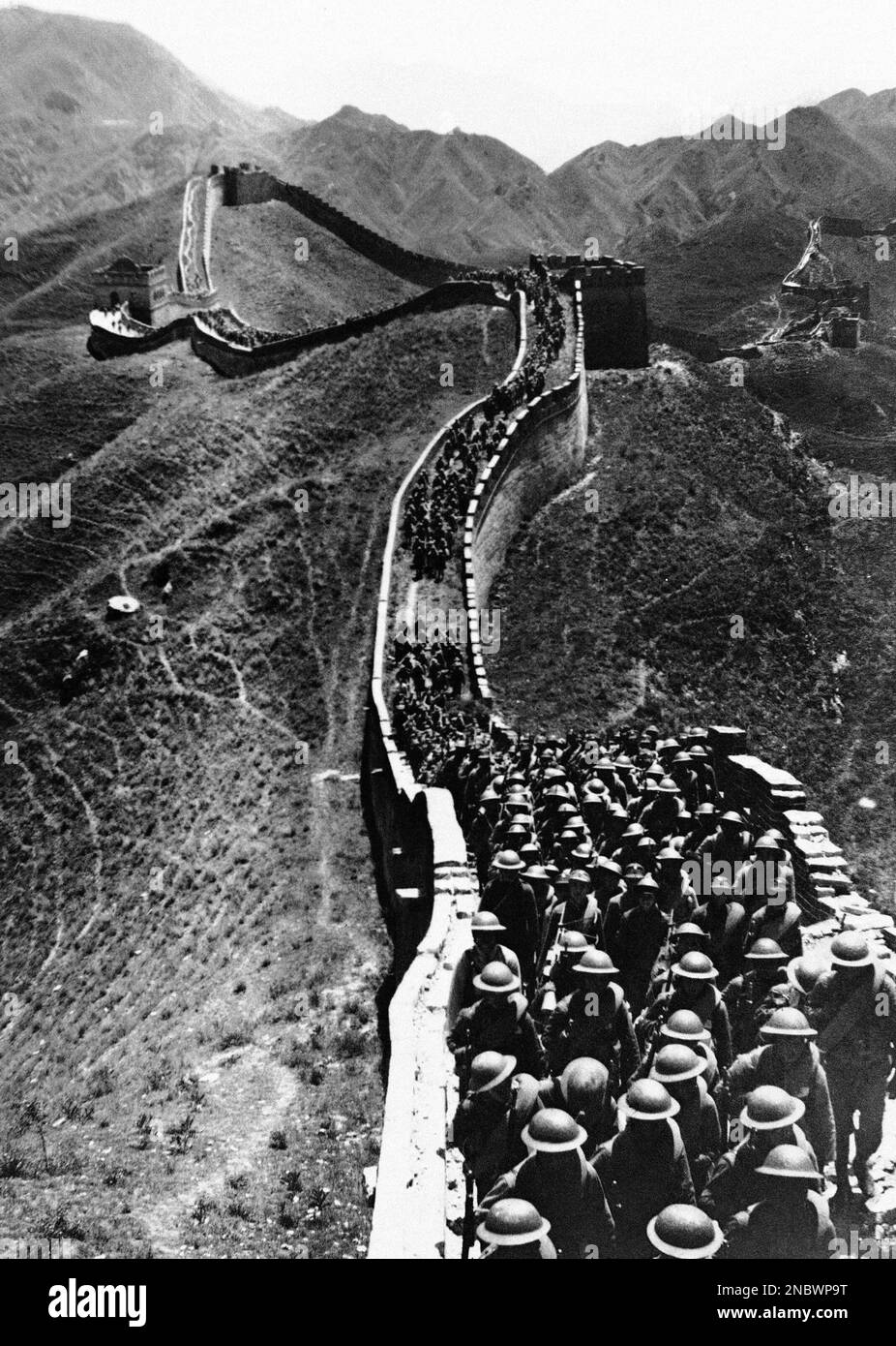 Using the historic Great Wall of China, one of China’s armies is ...