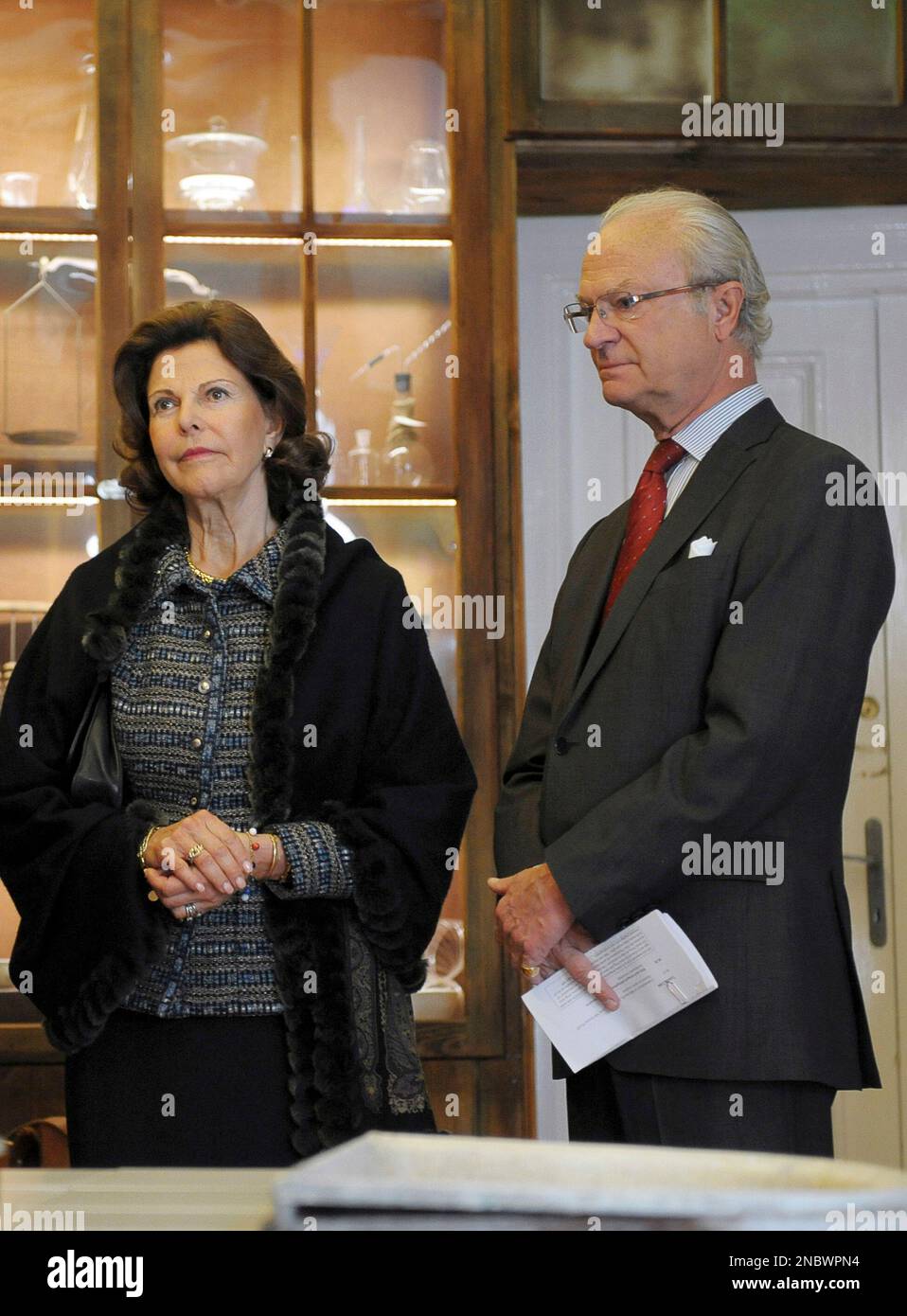 Queen Silvia and King Carl XVI Gustaf of Sweden visit Warsaw's Maria ...
