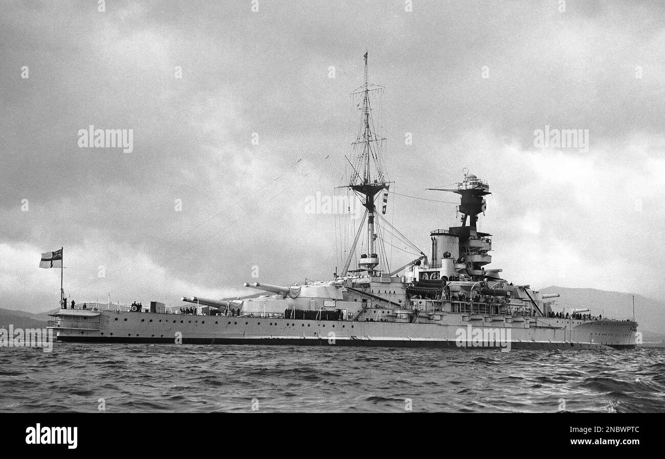 FILE -- The Royal Navy battleship HMS Revenge, from which sailor Claude ...