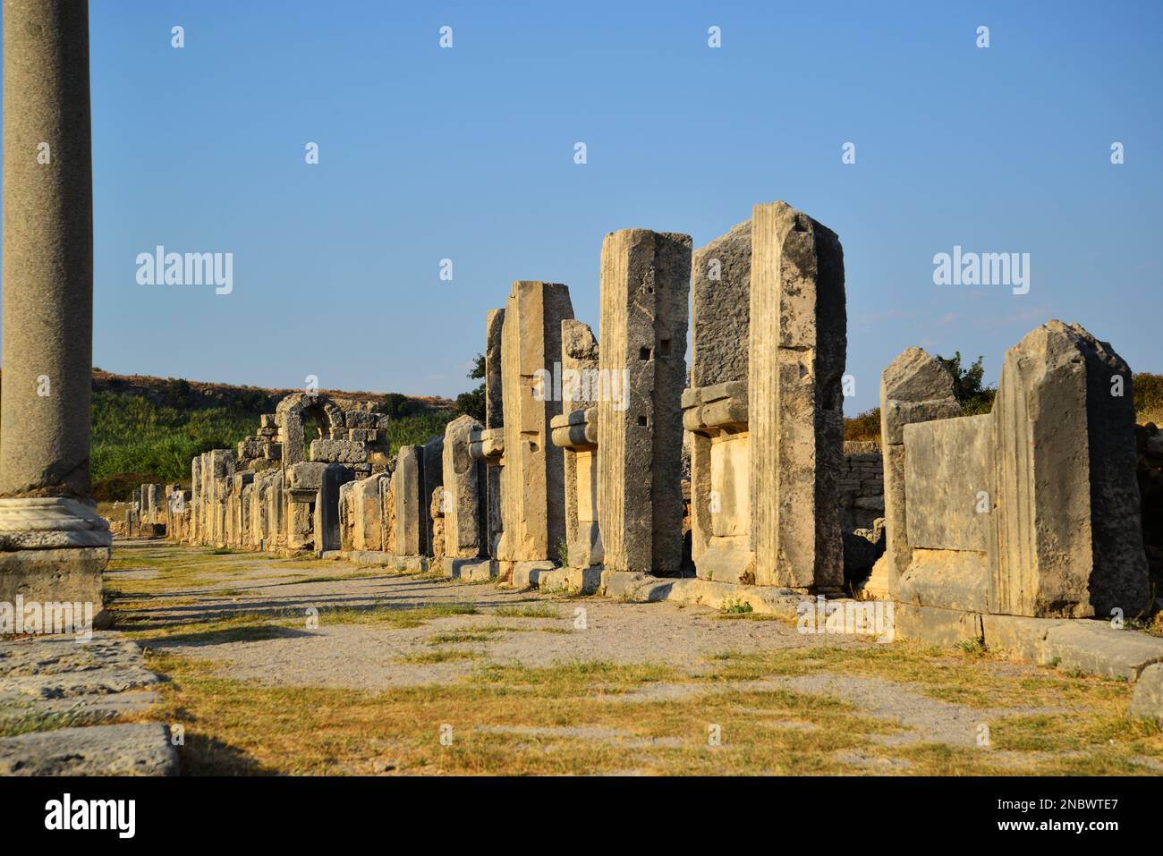 Perge Ancient City - Antalya - TURKEY Stock Photo - Alamy