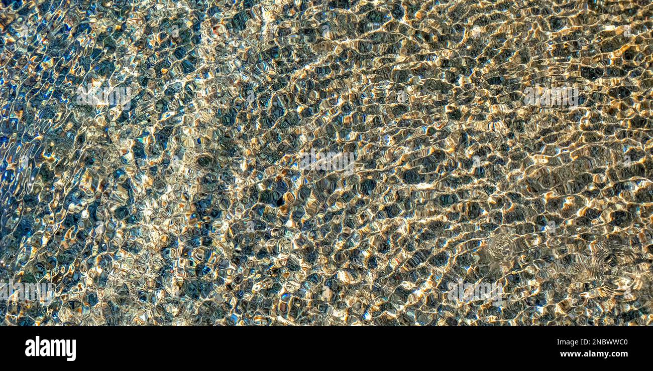 Sea Water Light Reflections Colorful Abstract Background Design Stock ...