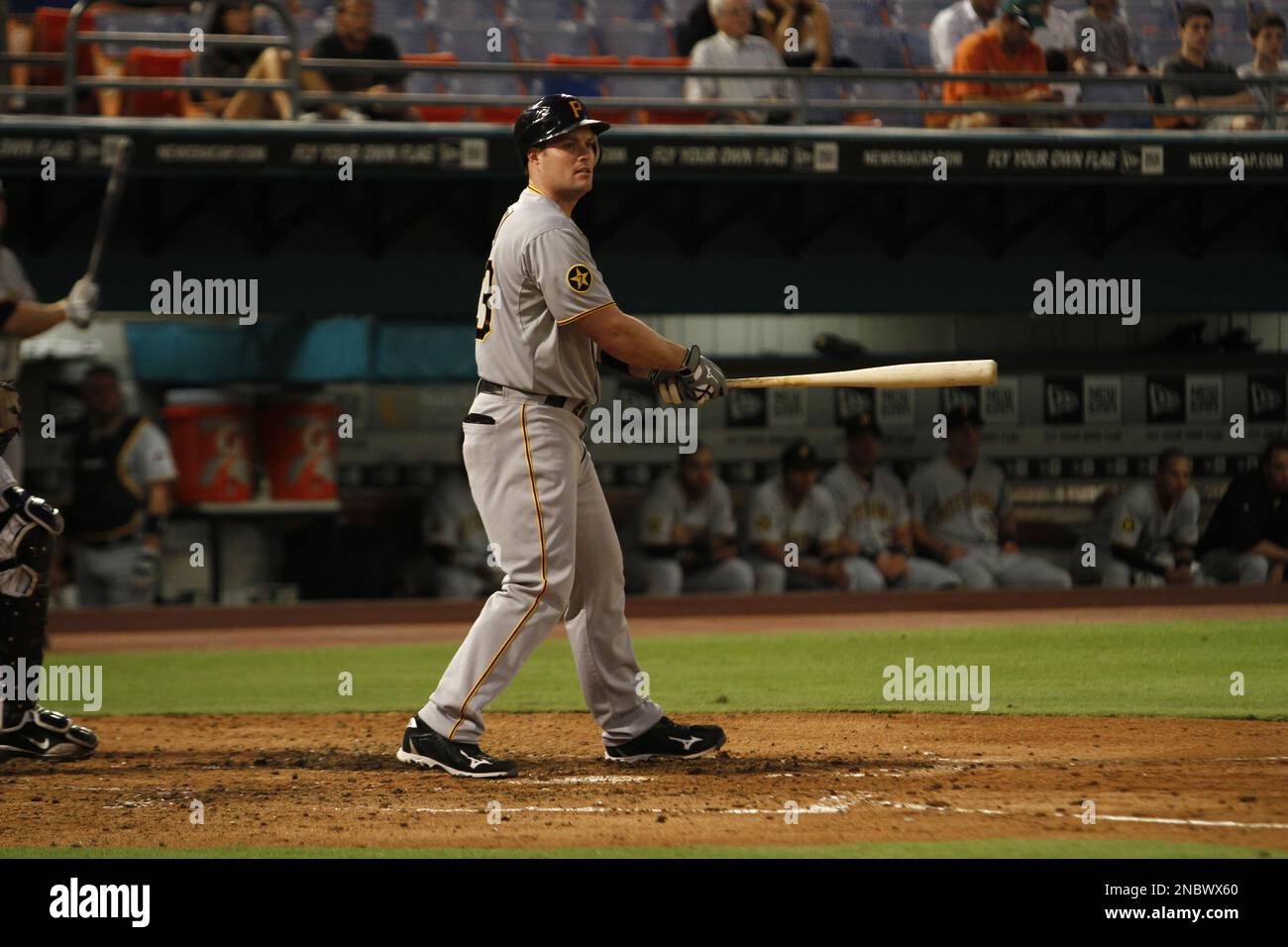 Pittsburgh Pirates' Matt Diaz during a baseball game in Miami ...