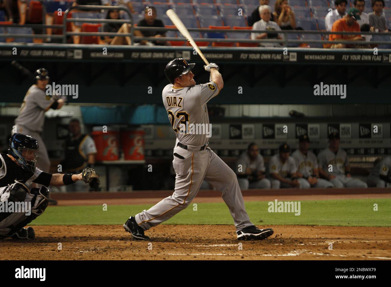 Pittsburgh Pirates' Matt Diaz during a baseball game in Miami ...