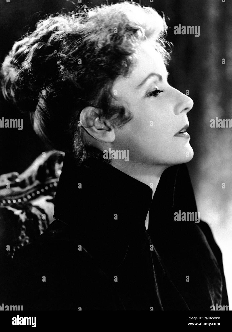 Greta Garbo, following the completion of her film on Dec. 3, 1937 ...