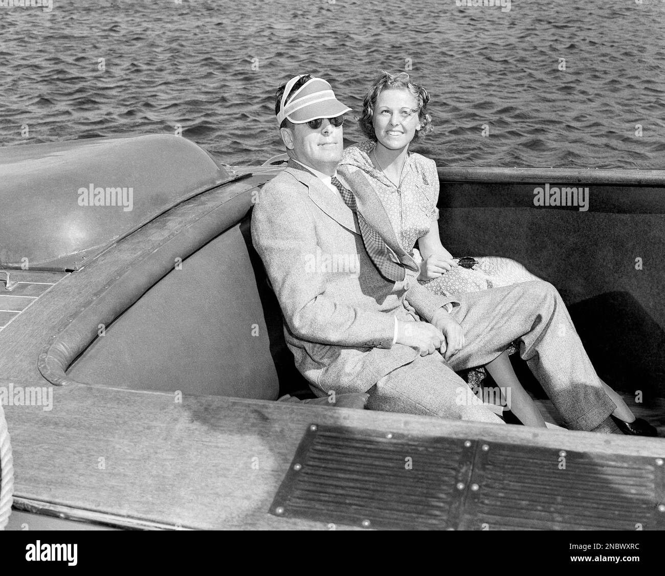 George Palmer Putnam, Hollywood publisher, and his bride, the former ...