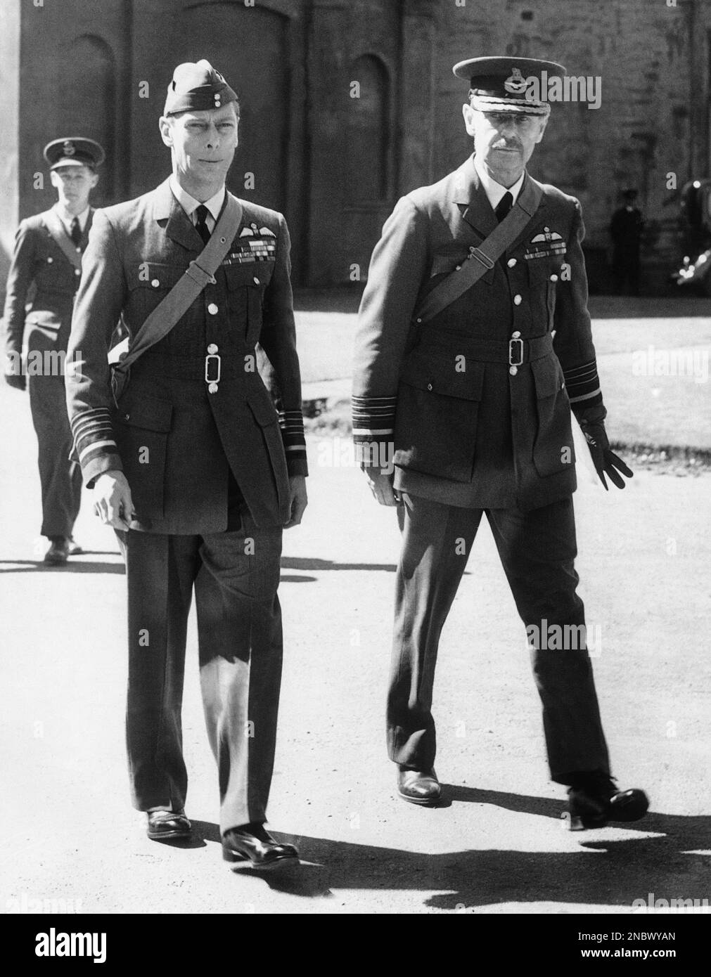 Britain's King George VI, left, wearing the uniform of Marshal of the ...