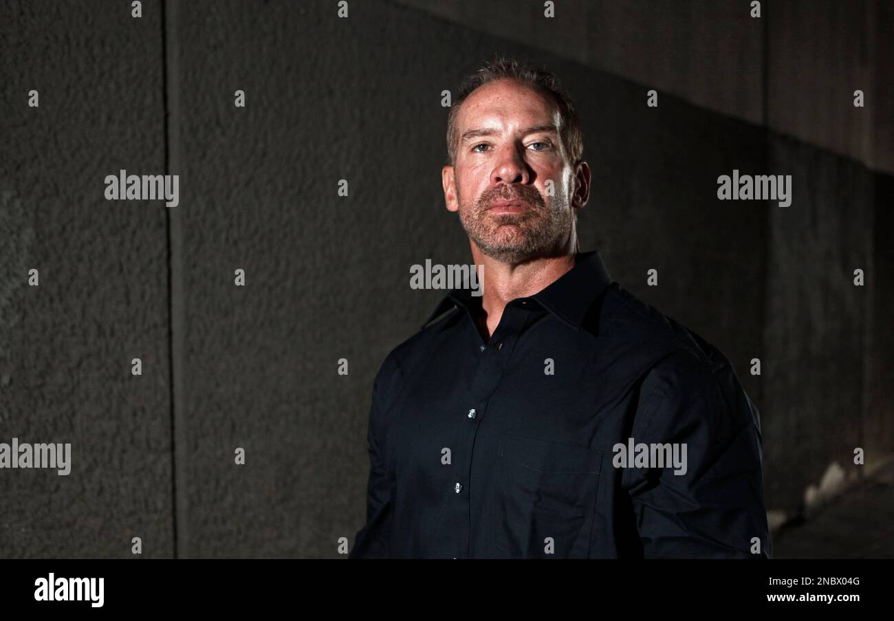 Former U.S. Navy SEAL Craig Sawyer poses for a portrait in Los Angeles ...