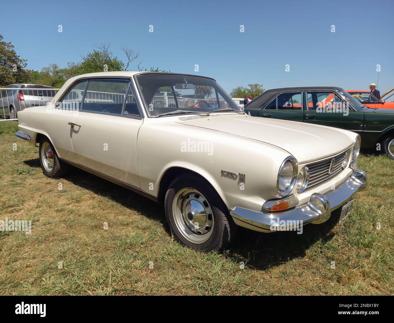San Isidro, Argentina - Oct 7, 2022: Old white sporty 1967 IKA Torino ...