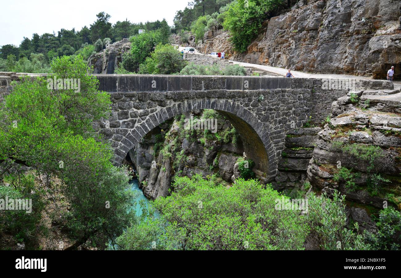Oluk Bridge - ( Roman Period ) - Antalya - TURKEY Stock Photo - Alamy