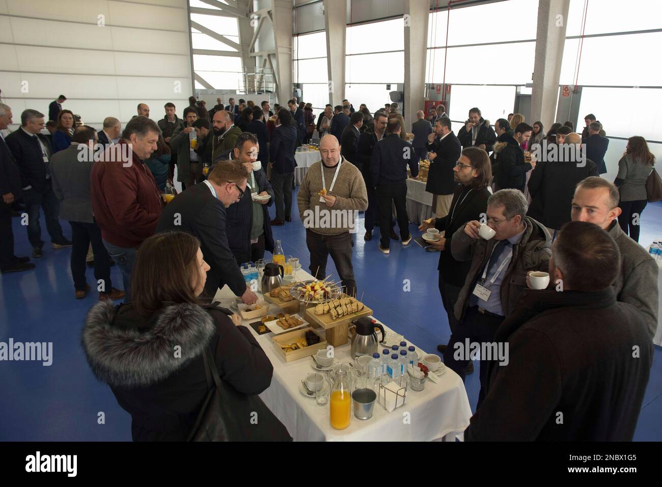 Attendees at the V edition of the International Aeronautical and ...