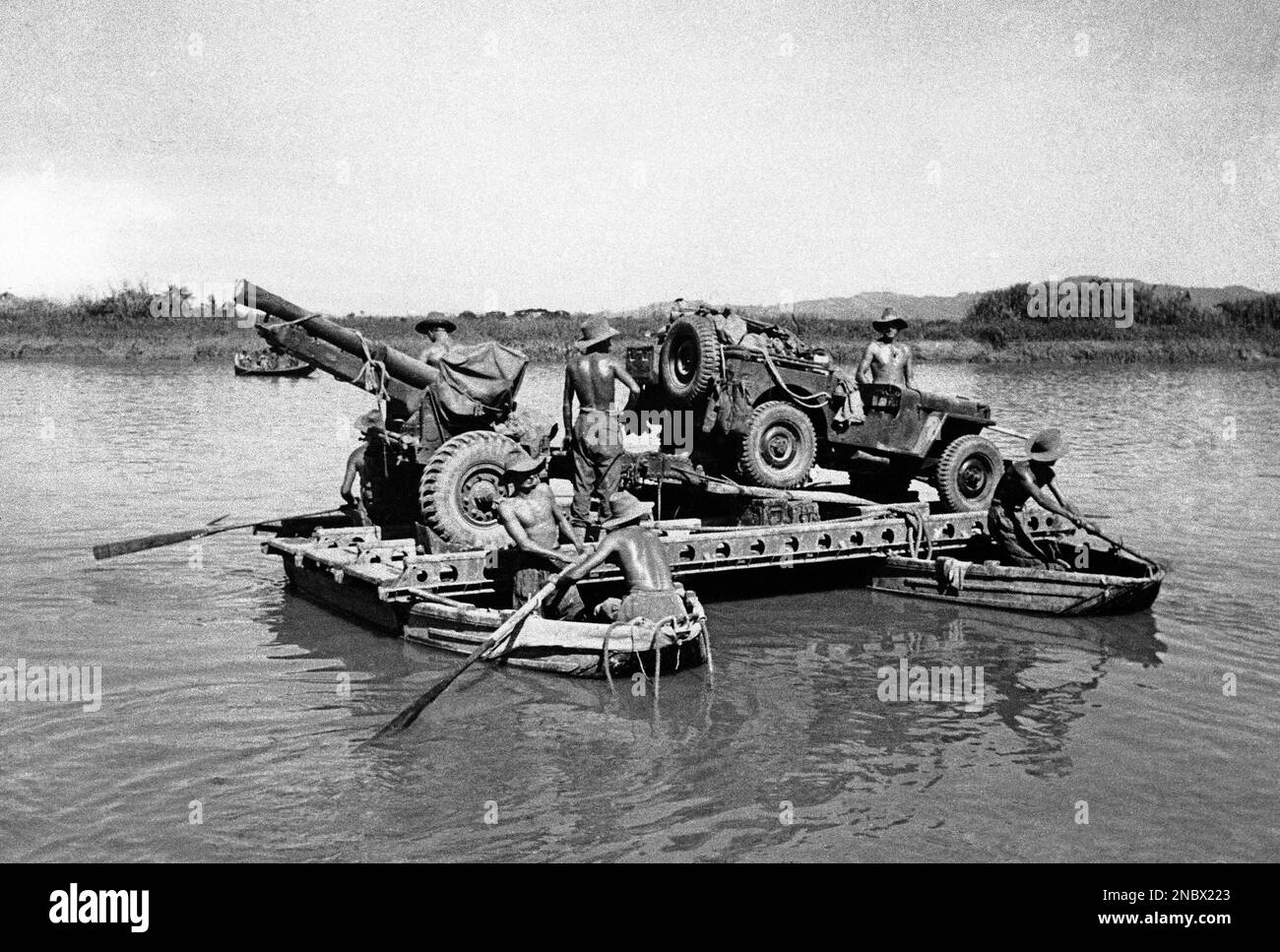 British gunners, together with a platoon of the Yorkshire and ...