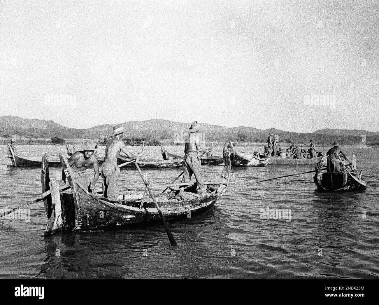 British gunners, together with a platoon of the Yorkshire and ...