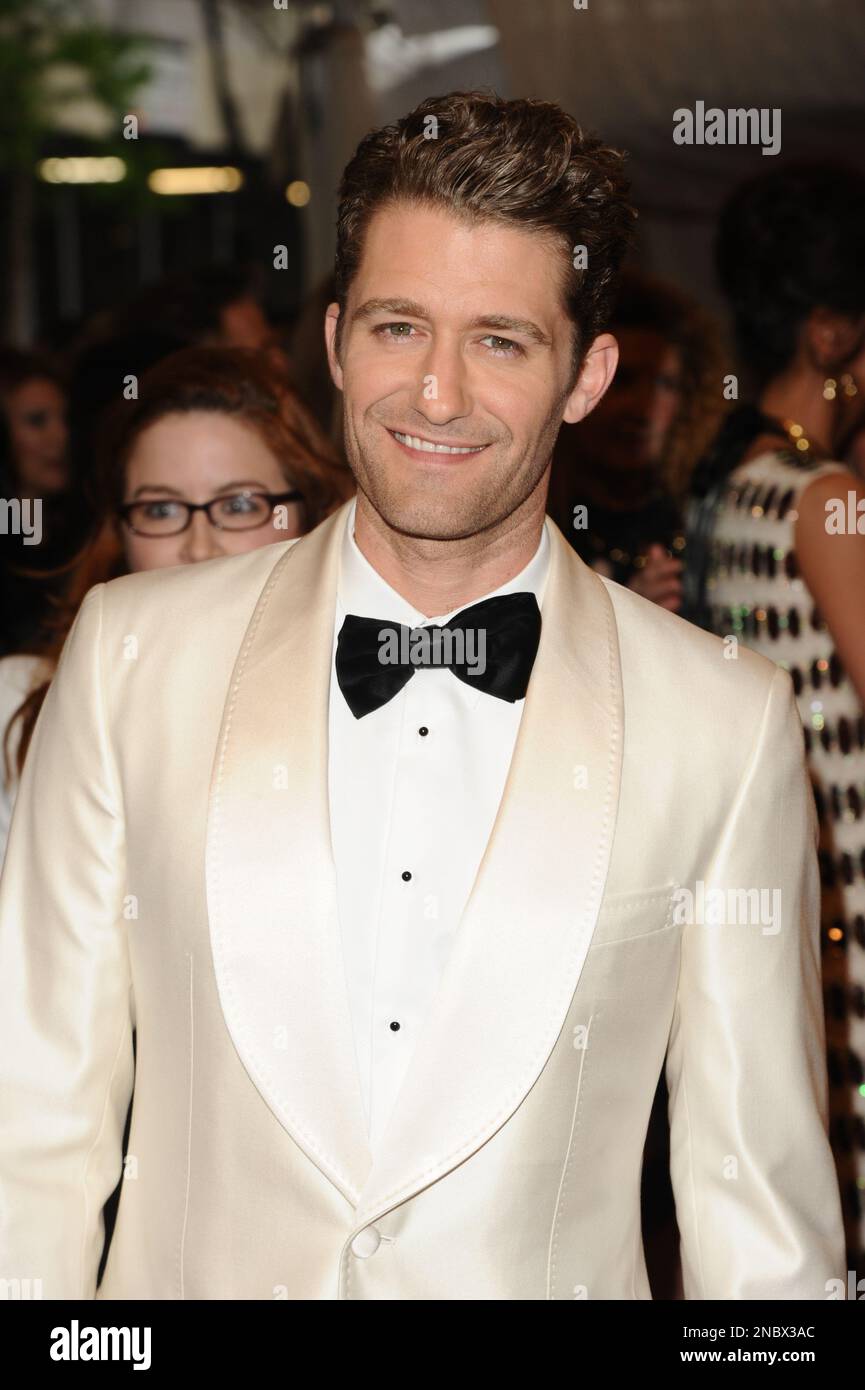 Actor Matthew Morrison from "Glee" arrives at the Metropolitan Museum ...