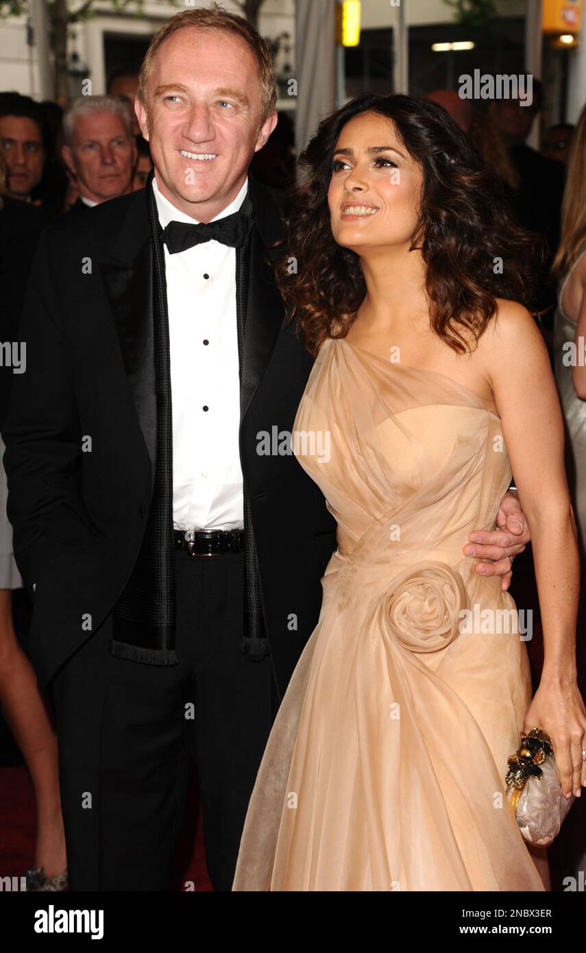 Francois-Henri Pinault and his wife Salma Hayek arrive at the ...
