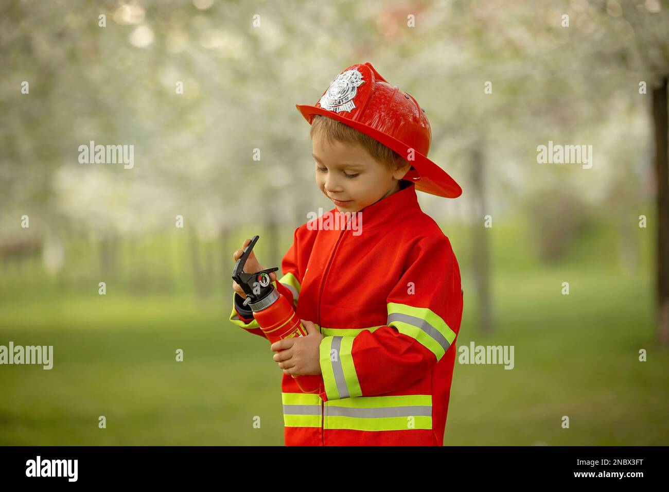 Fireman jacket child hi-res stock photography and images - Alamy