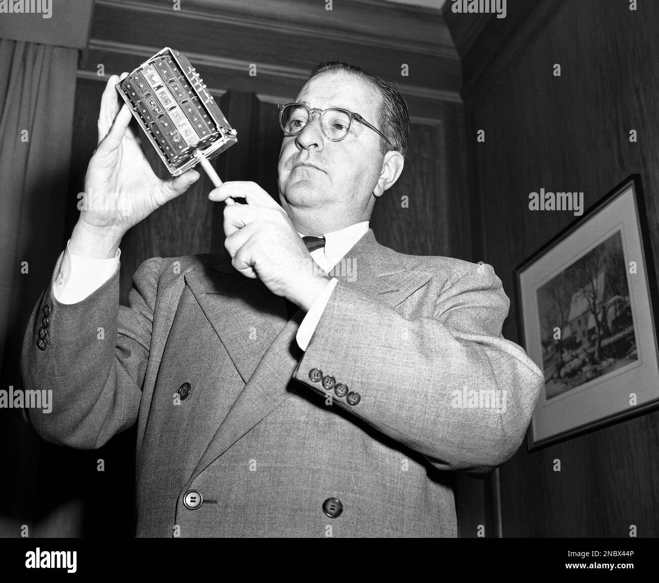 Bill Halligan, president of the Hallicrafters Company, one of the big ...