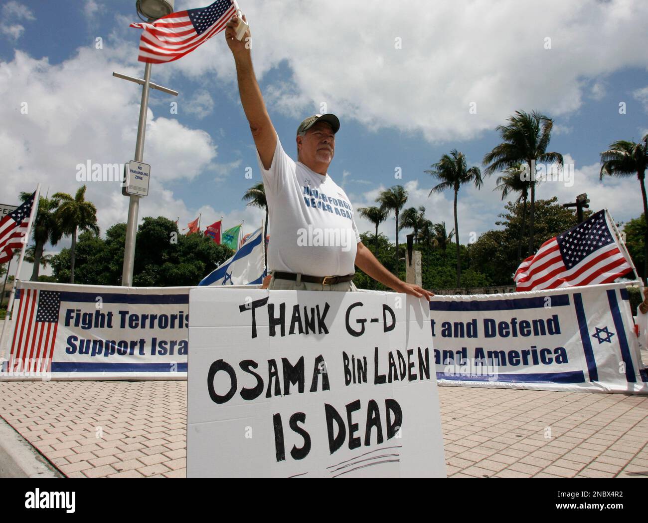 Bob Kunst from Shalom International celebrates the news of the death of ...