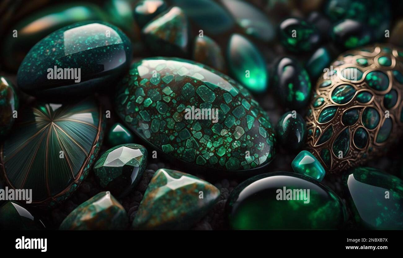 Malachite wallpaper hi-res stock photography and images - Alamy