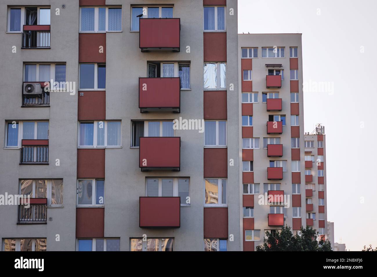 Residential building at Uniwersytecka Street in Katowice city, Silesia ...