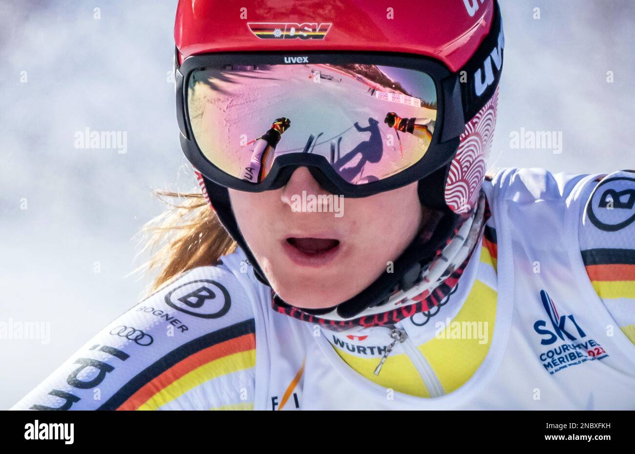 Courchevel, France. 14th Feb, 2023. Alpine skiing: World Cup, team ...