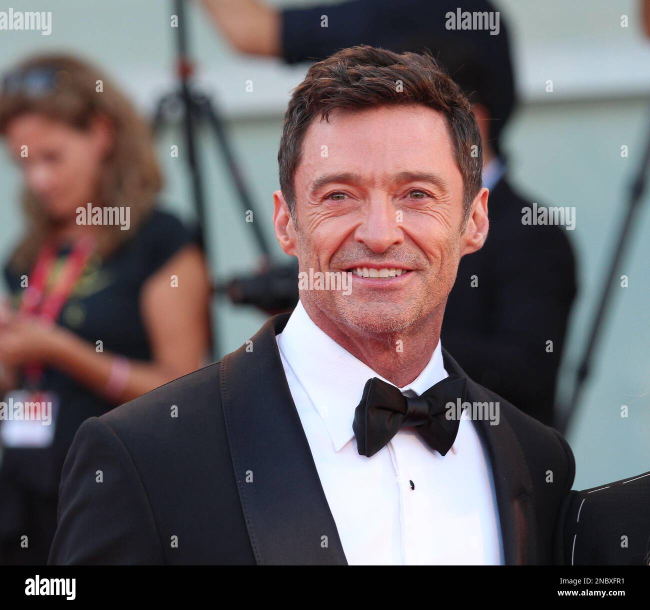 Hugh Jackman Deborra-Lee Furnessred carpet Venezia 2022 "The son ...