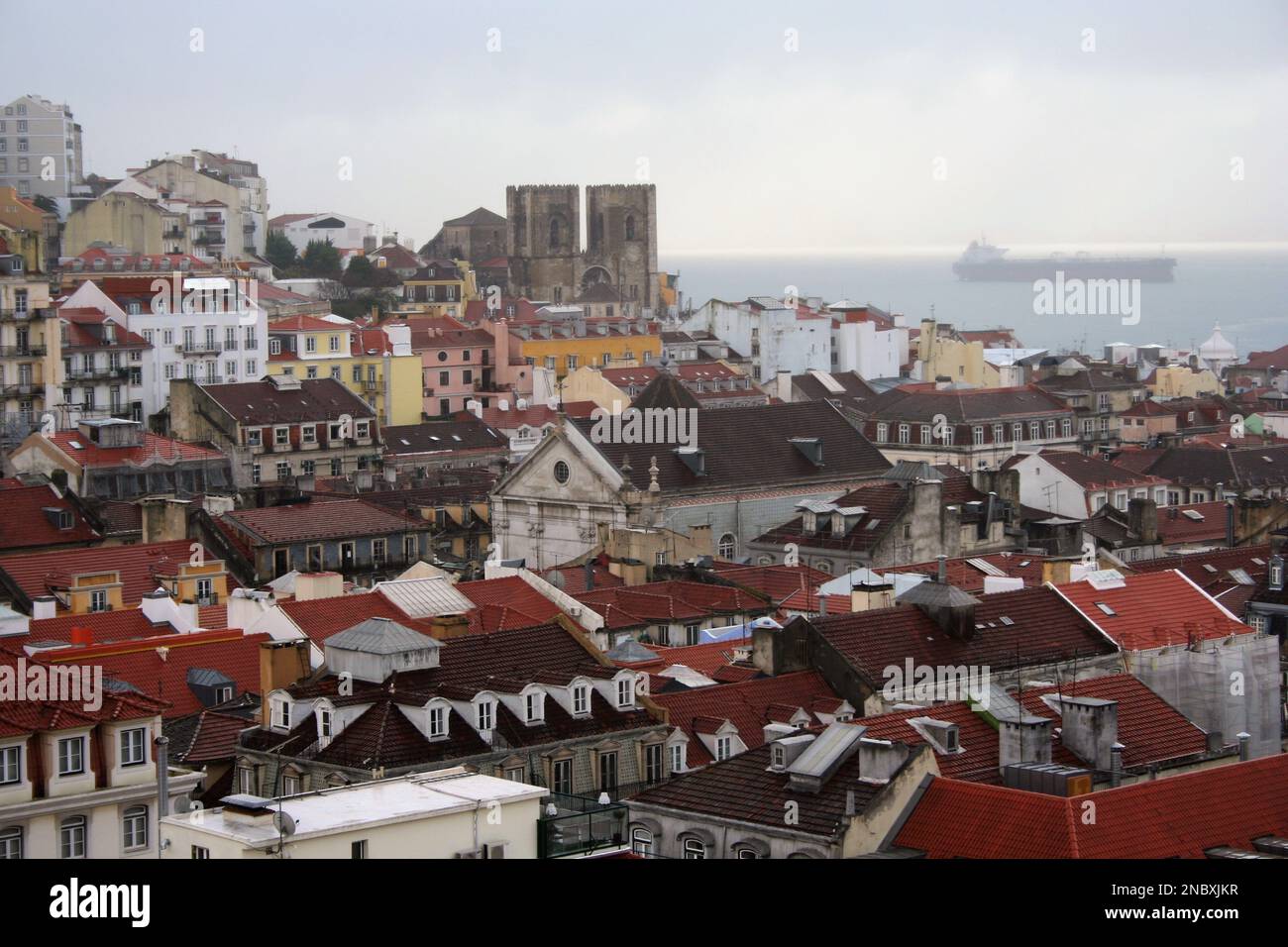 Rooftop of Lisbon, Portugal Stock Photo - Alamy