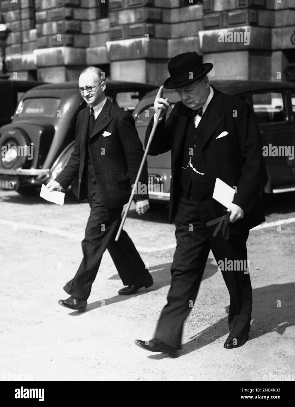 Mr. Winston Churchill, the first lord of the admiralty in the war ...