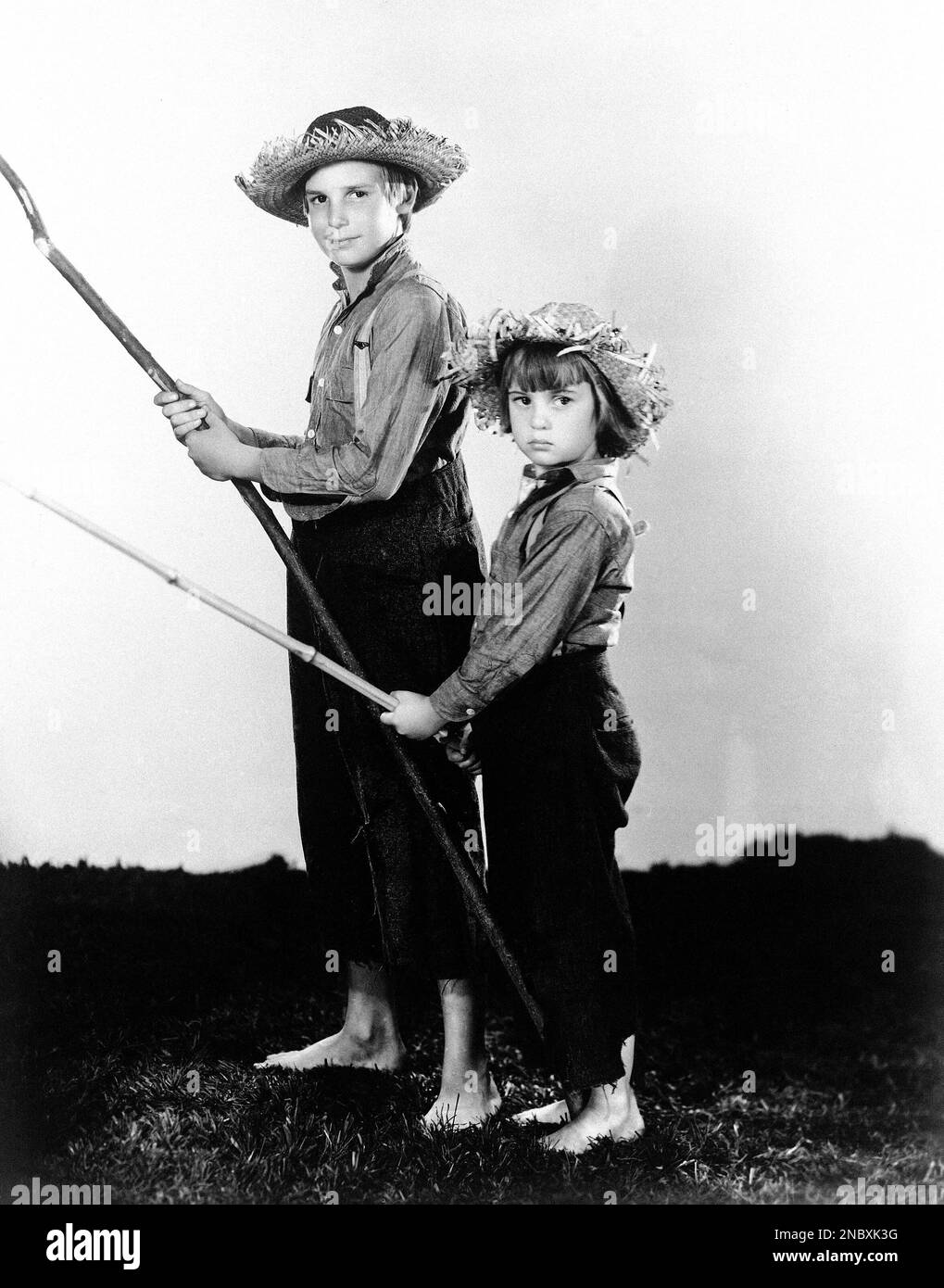 Jackie Coogan with his young brother Robert Coogan shown around Jan. 26 ...
