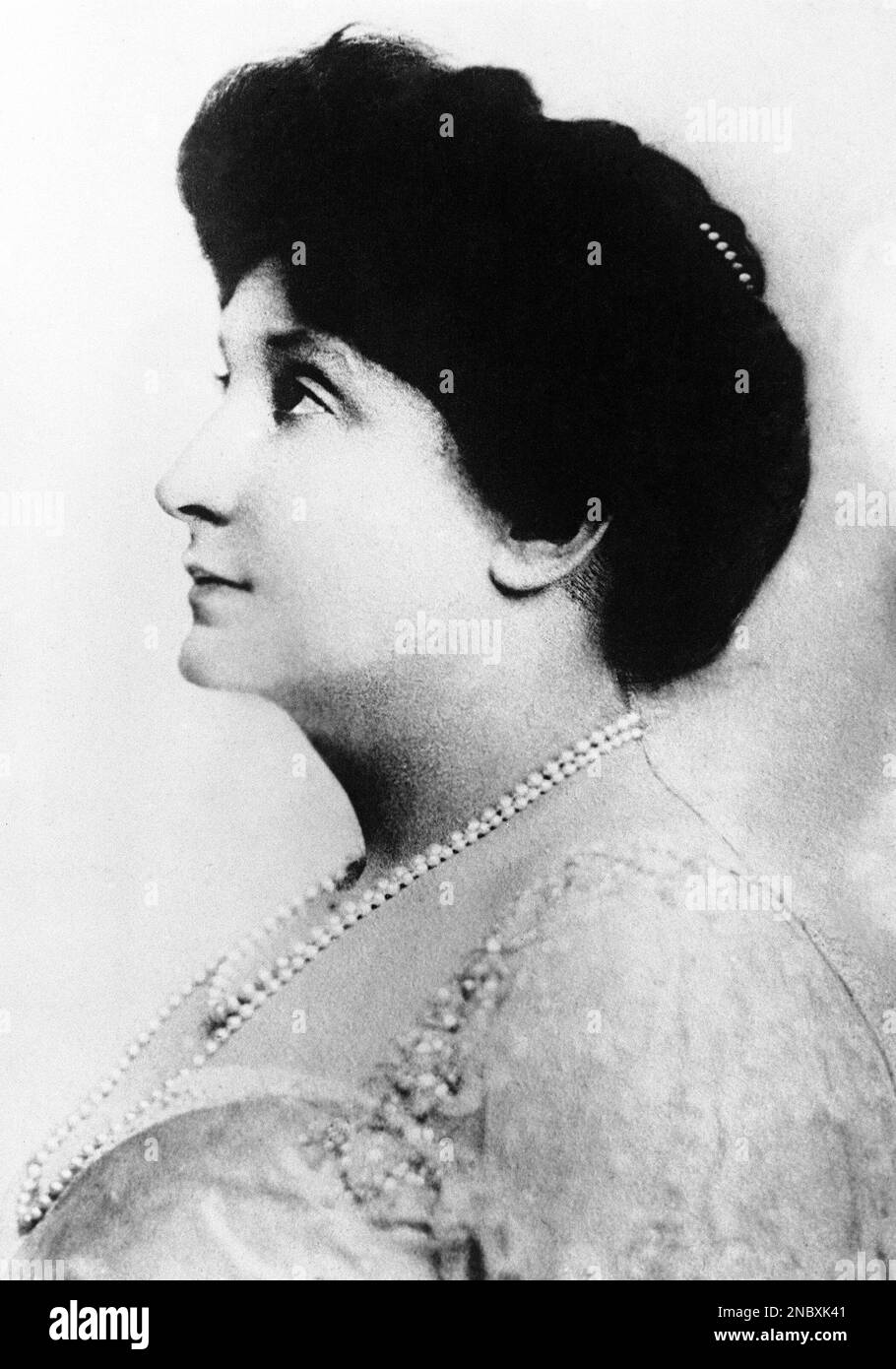 Australian soprano singer Dame Nellie Melba, born Helen Porter Mitchell ...