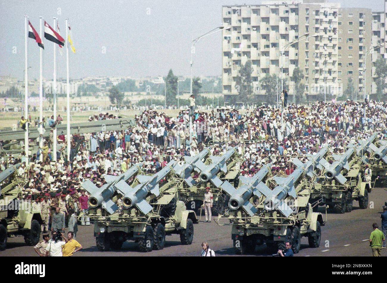 Soviet made Egyptian army’s SA-3 missiles at first anniversary of the ...