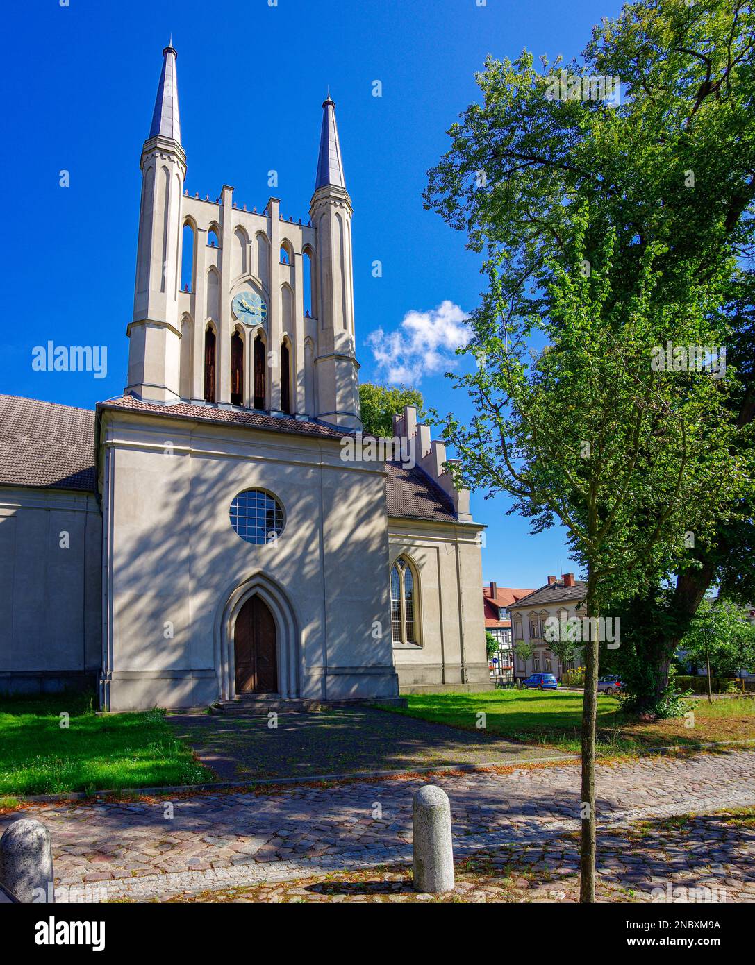 Schinkel Church, also known as Church of the Cross, Joachimsthal near ...