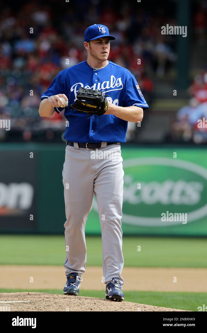 Kansas City Royals' Blake Wood (38) during a baseball game against the ...