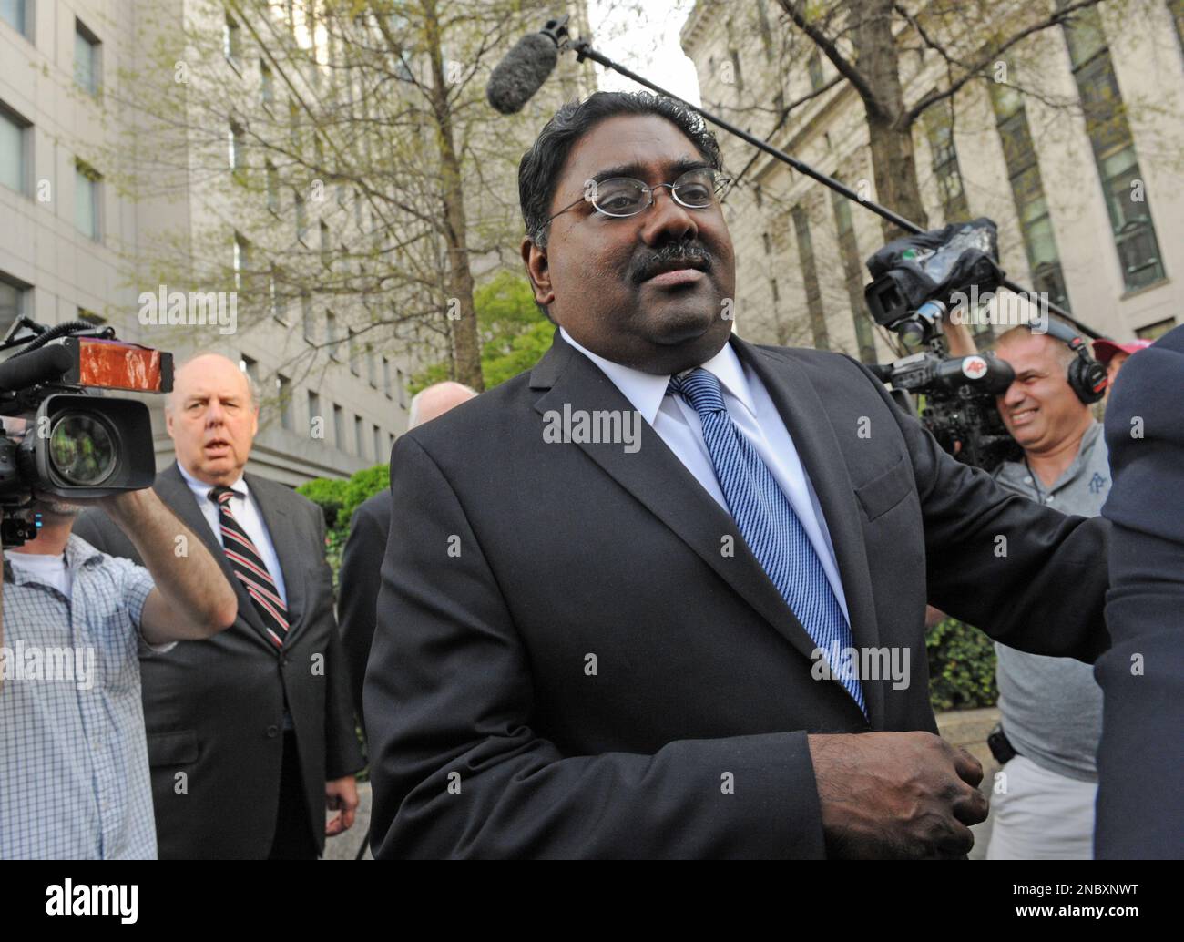 Billionaire co- founder of Galleon Group Raj Rajaratnam exits Manhattan ...