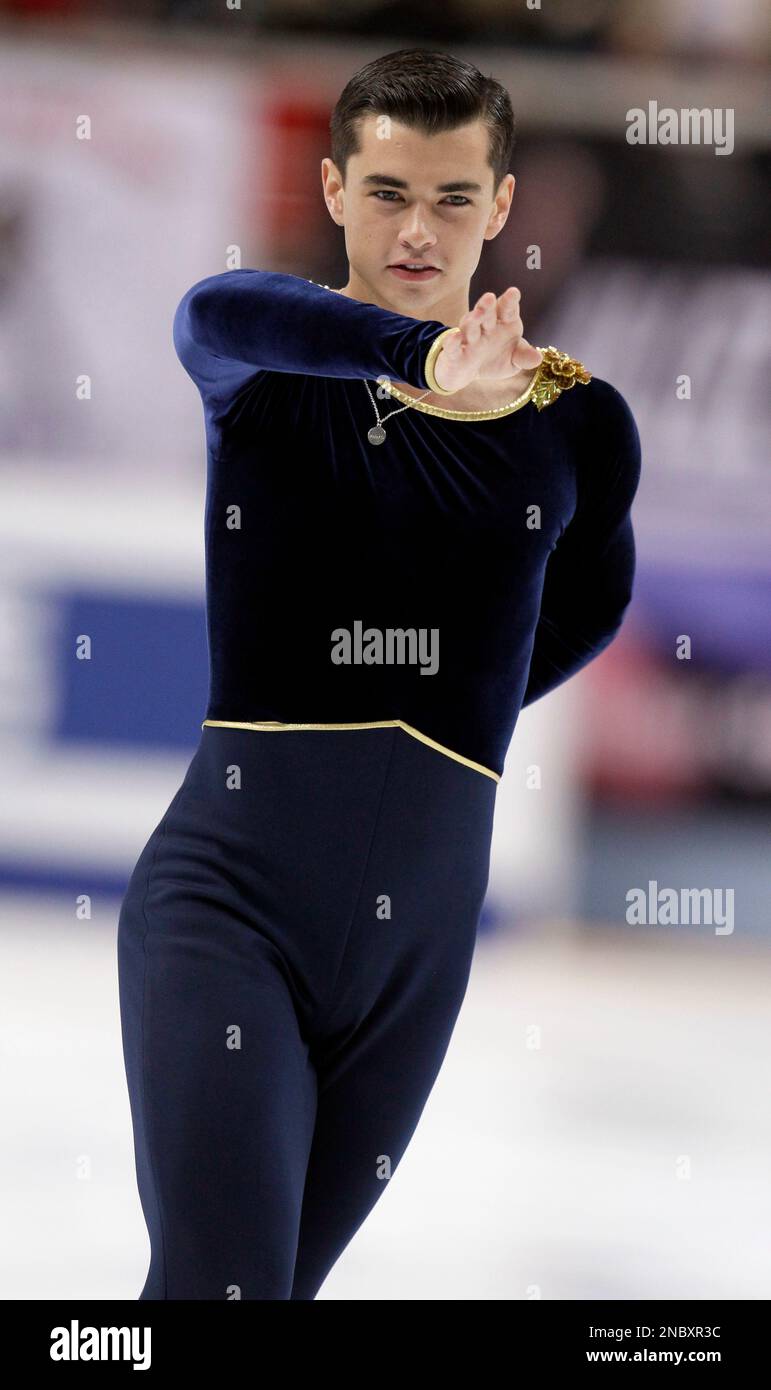 Canada's Joey Russell skates his short program at the ISU Figure ...