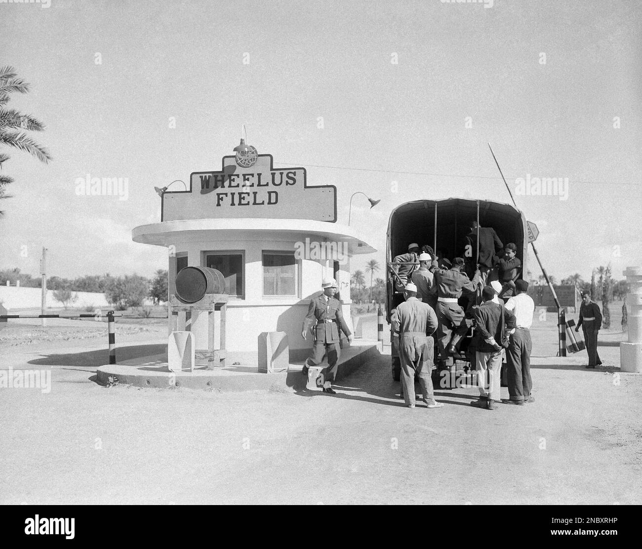The U.S. Air Force’s Wheelus Field near the city of Tripoli in North ...