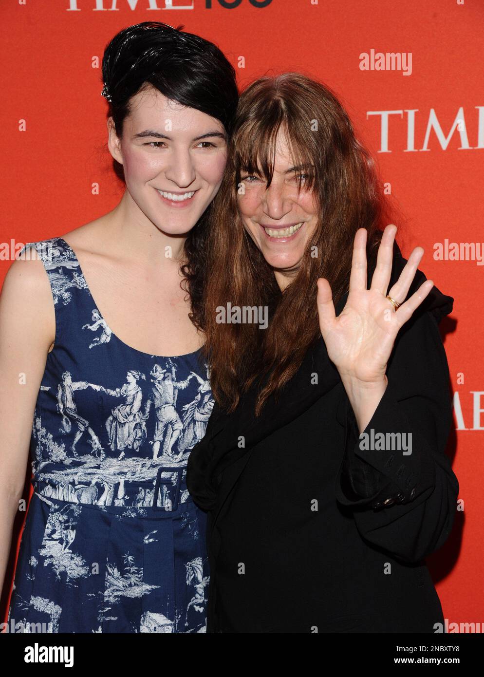 Musician Patti Smith and her daughter Jessica Smith attend the Time 100 ...