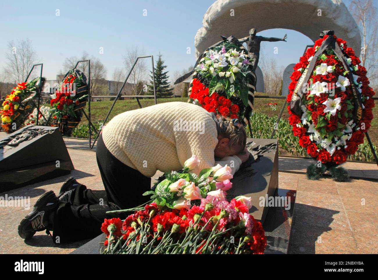 Vera Toptunova, the mother of Leonid Toptunov, who was a senior reactor ...