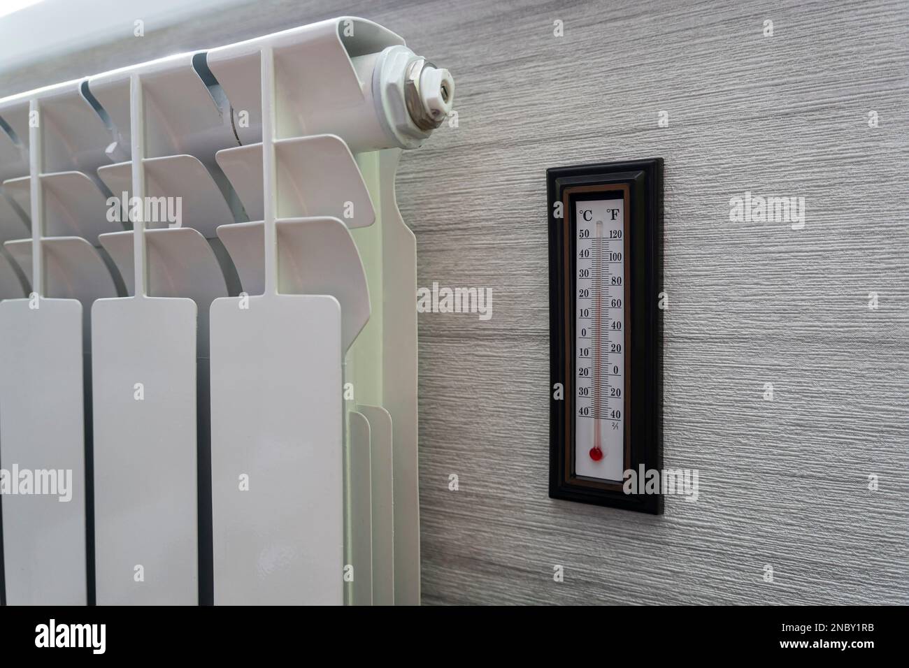 Heating radiator thermostat set hi-res stock photography and images - Alamy