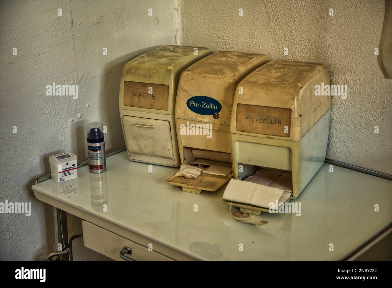 Old treatment room of a doctor Stock Photo - Alamy