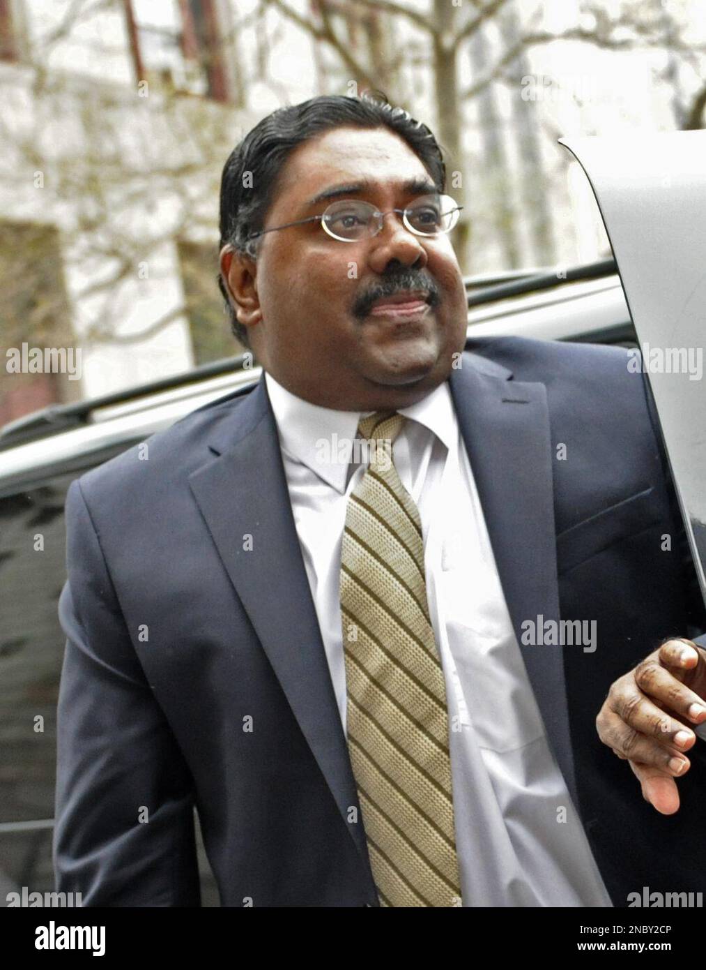 Billionaire co- founder of Galleon Group Raj Rajaratnam enters ...